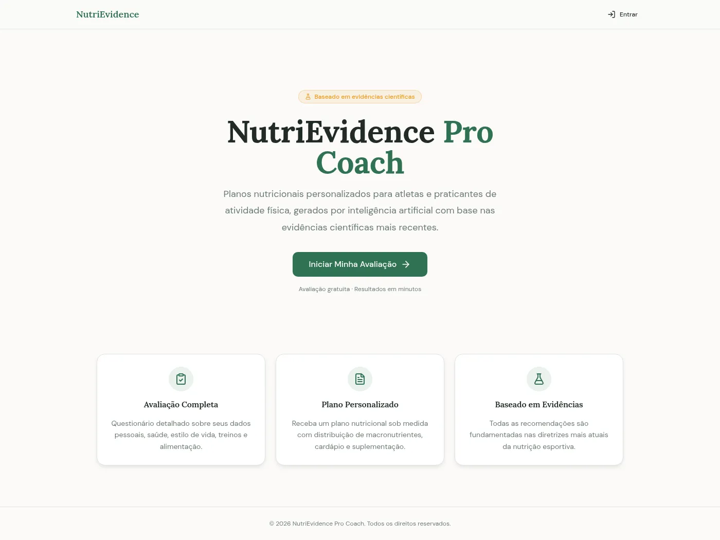 NutriEvidence Pro Coach