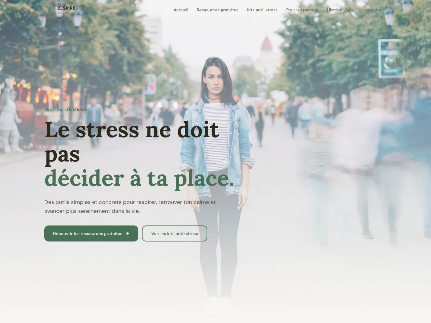 Respire! Tu Gères Site