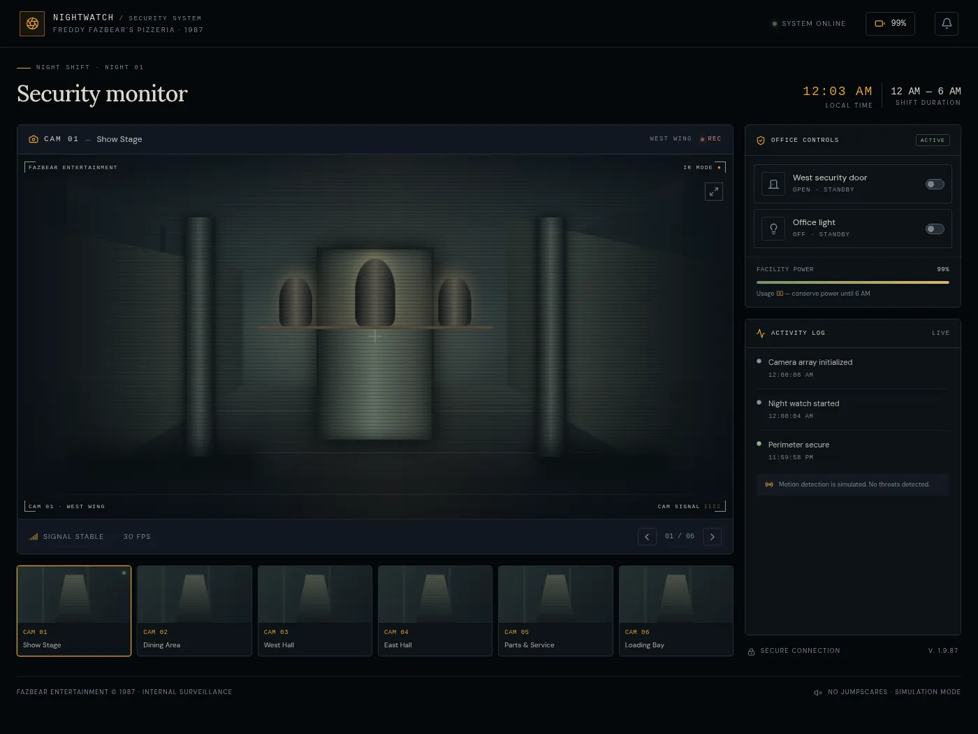 FNaF Cam Monitor