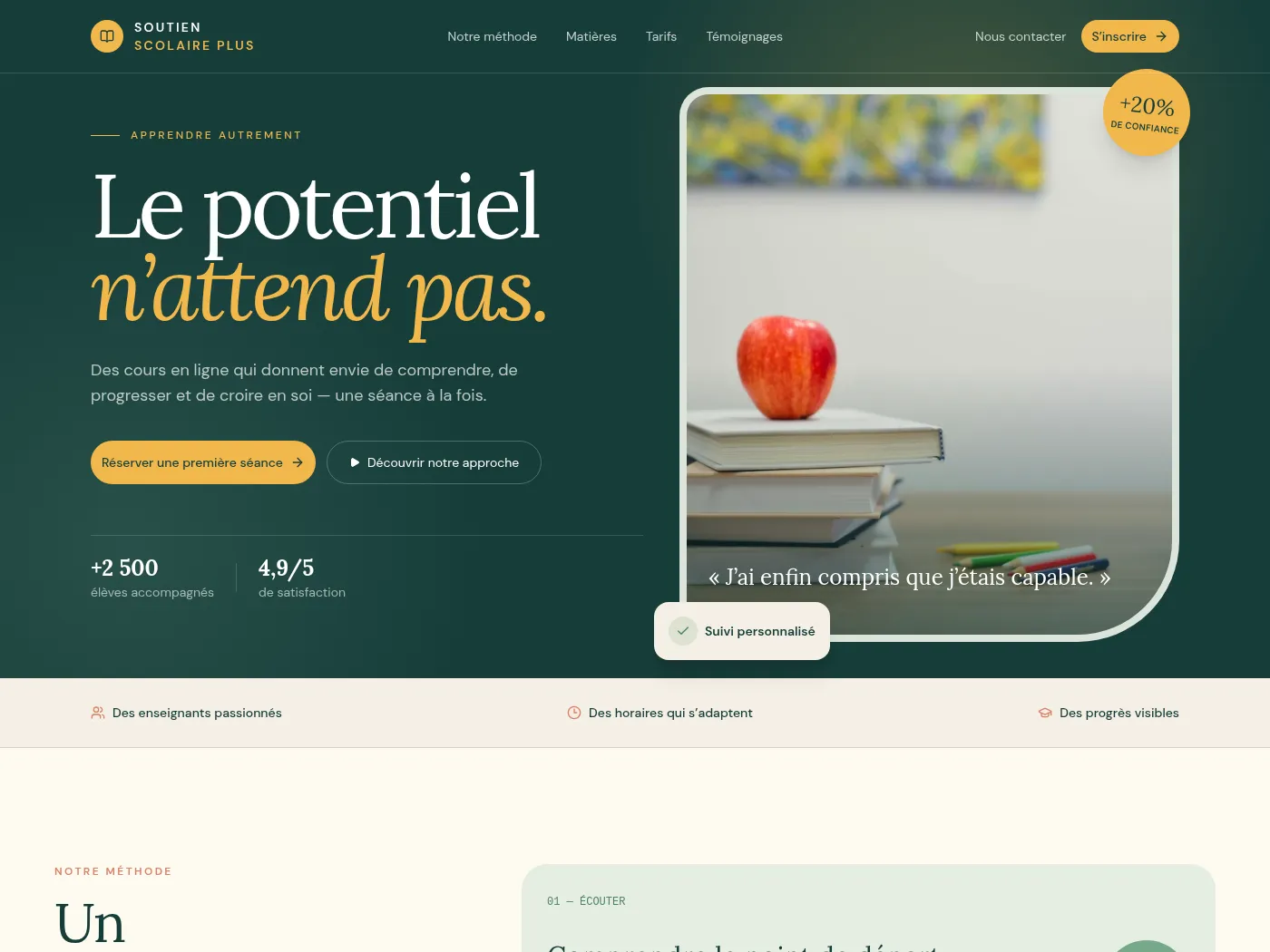 Soutien Scolaire Plus Web