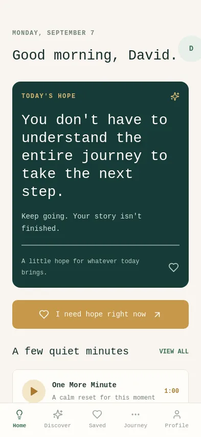 Hope Today App
