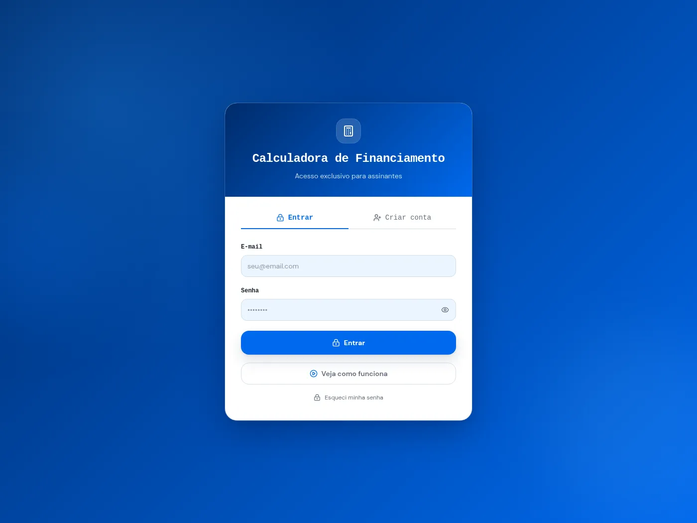 Embaixador GWM Calc App