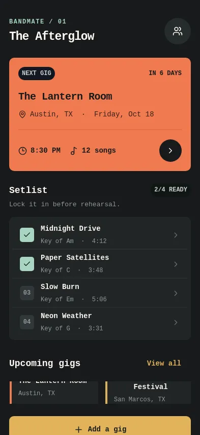 BandMate App