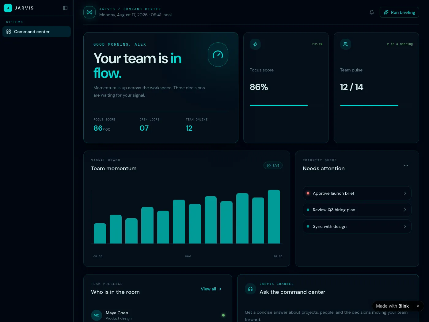 Jarvis Dashboard