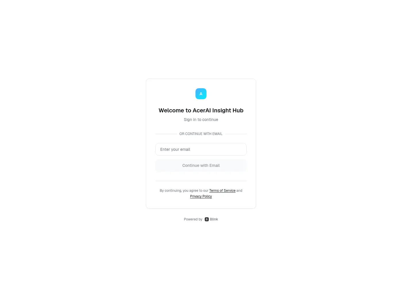 AcerAI Insight Hub