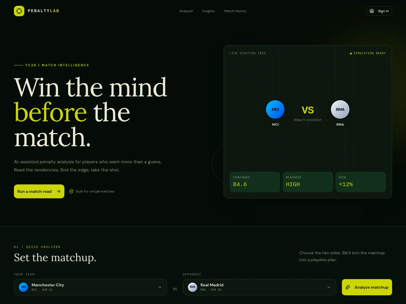 AI FC26 Match Analyzer