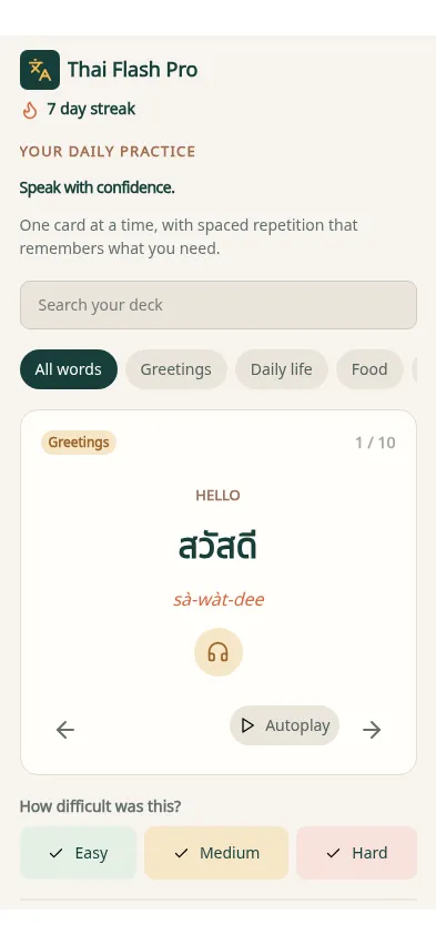Thai Flash Pro
