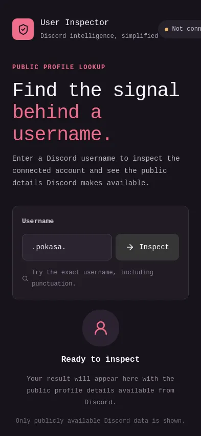 Discord User Inspector