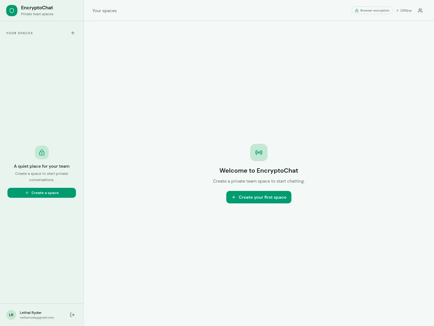 EncryptoChat Spaces
