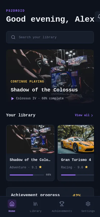 PS2Droid Emulator