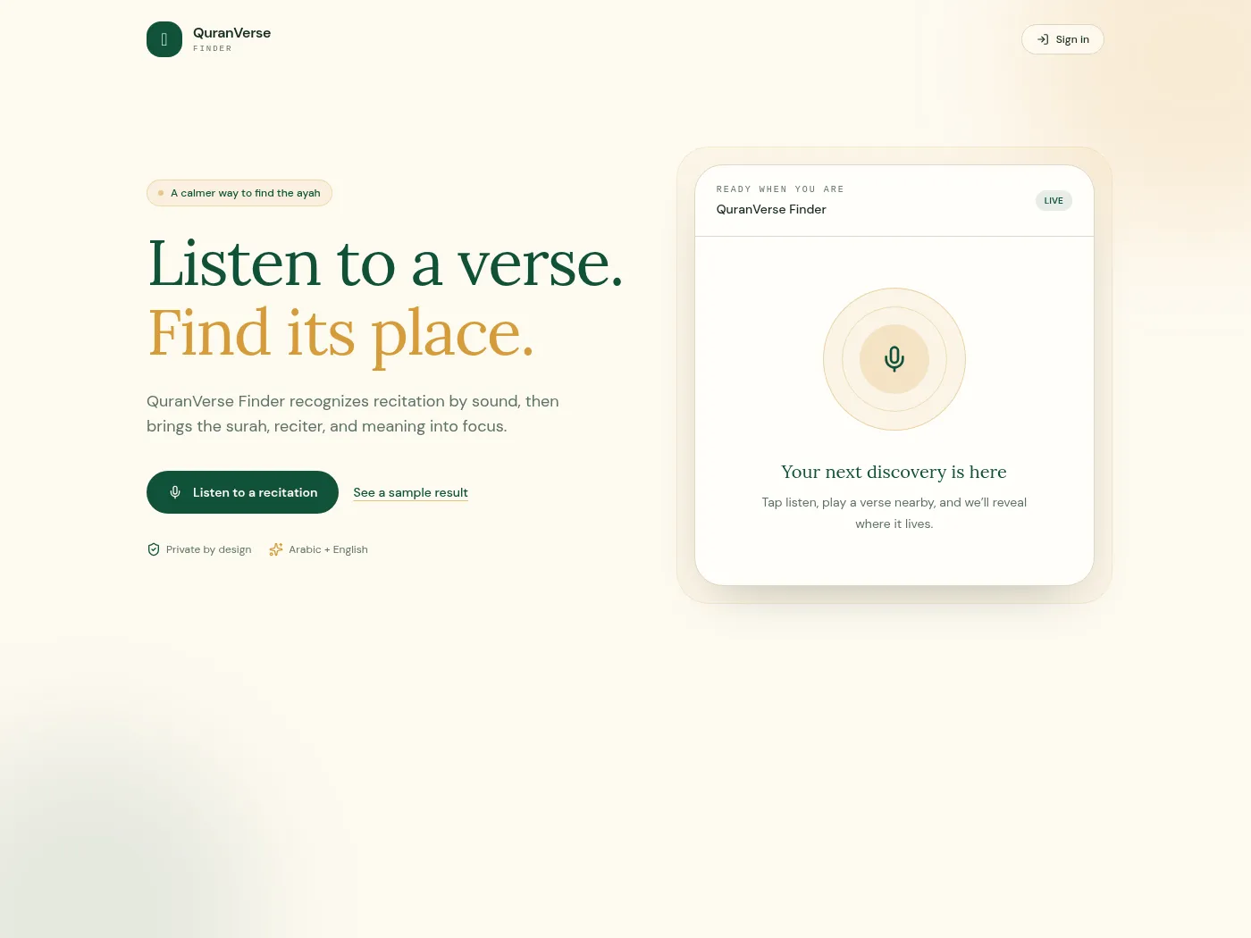 QuranVerse Finder
