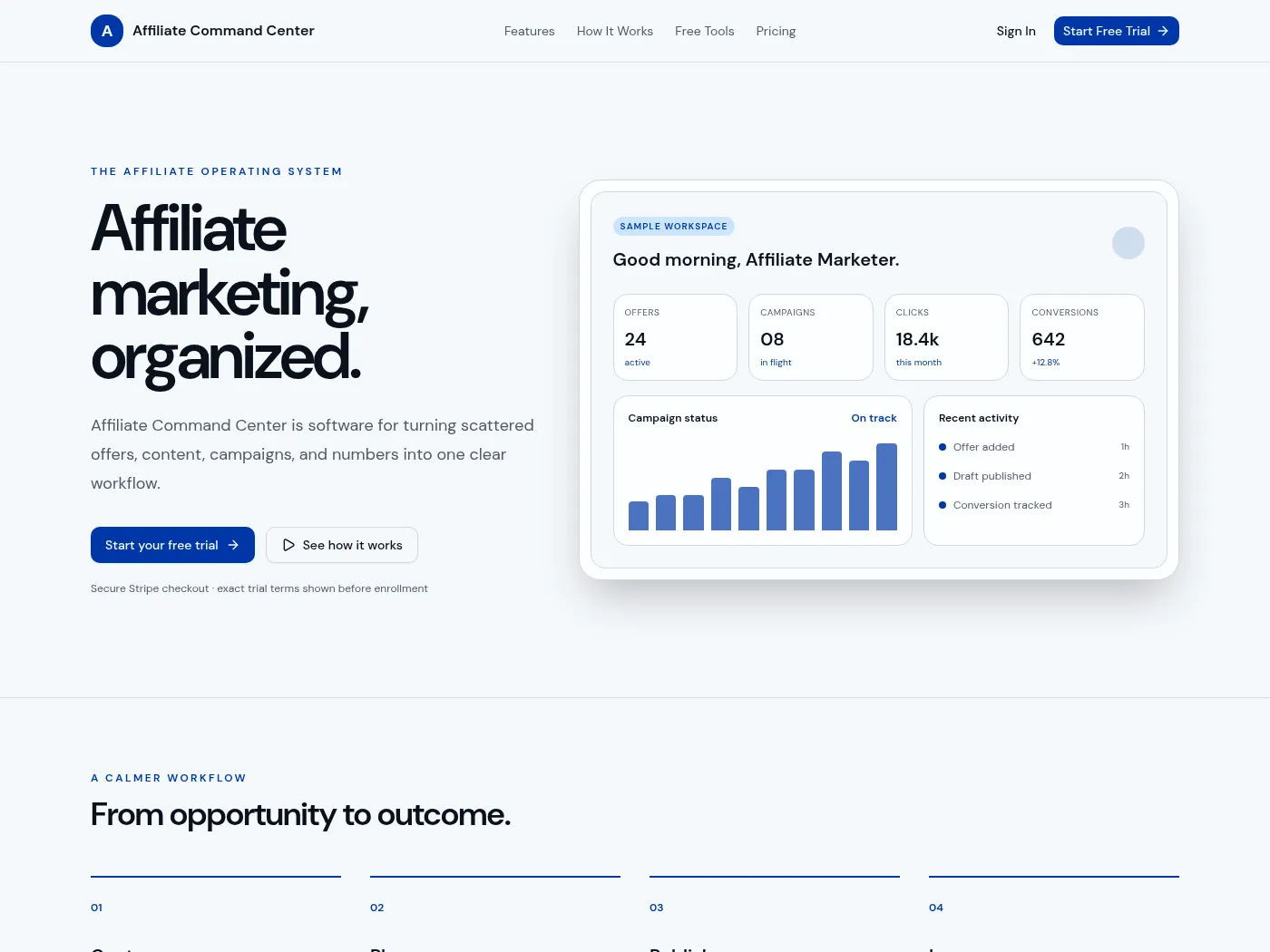 Affiliate Command Center