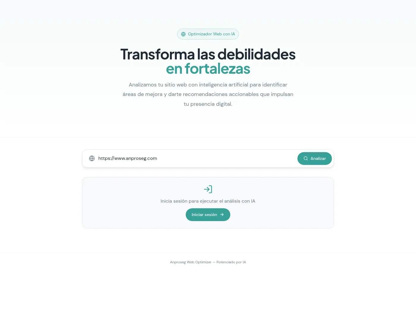 Anproseg Web Optimizer