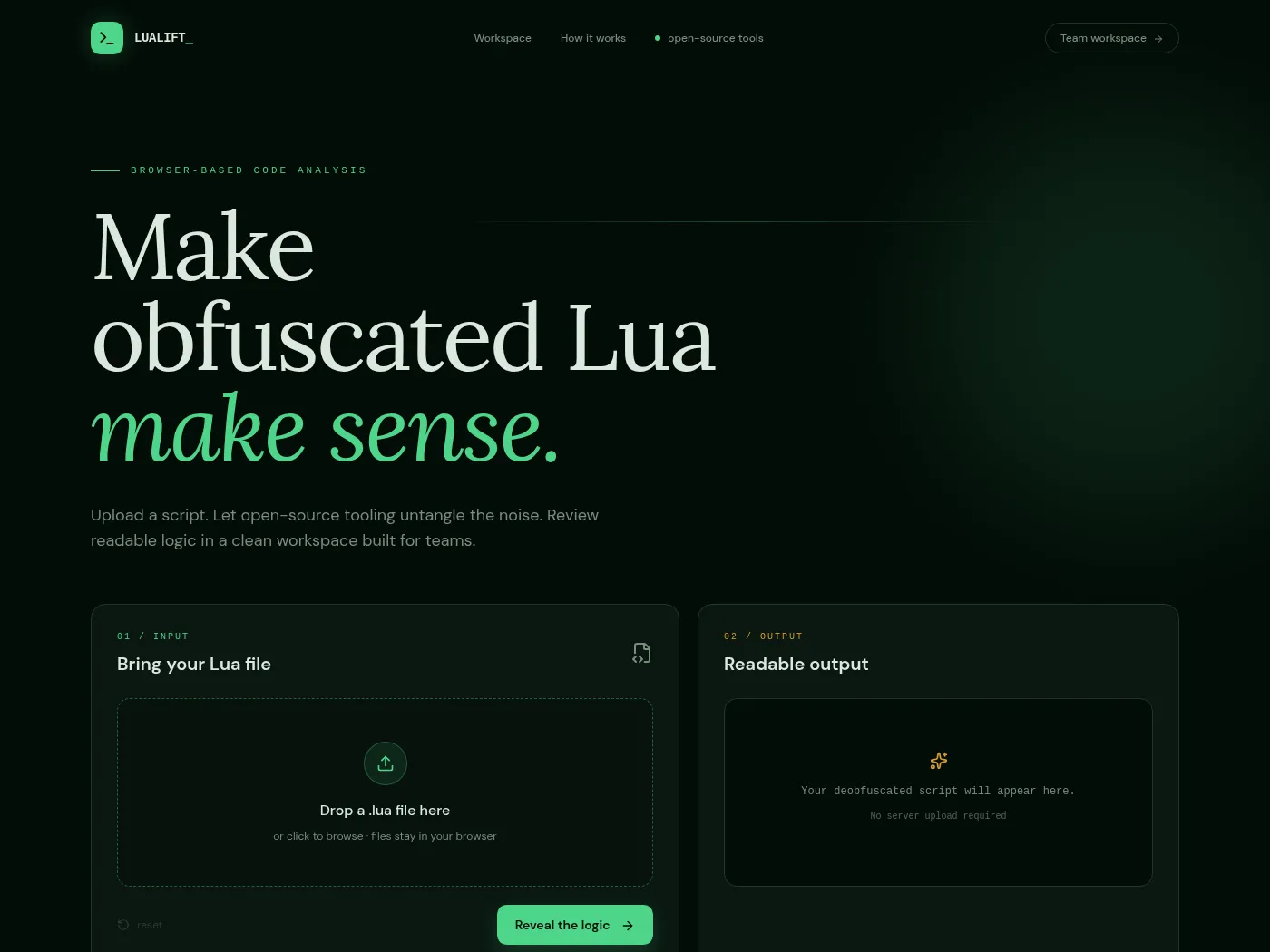 Lua Deobfuscator Hub