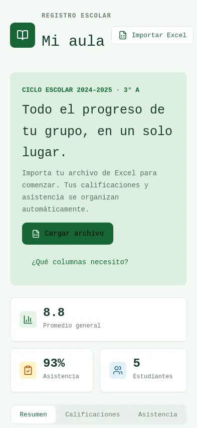 Registro Escolar Móvil