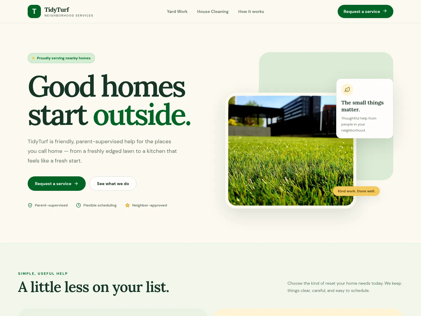 TidyTurf Home Services