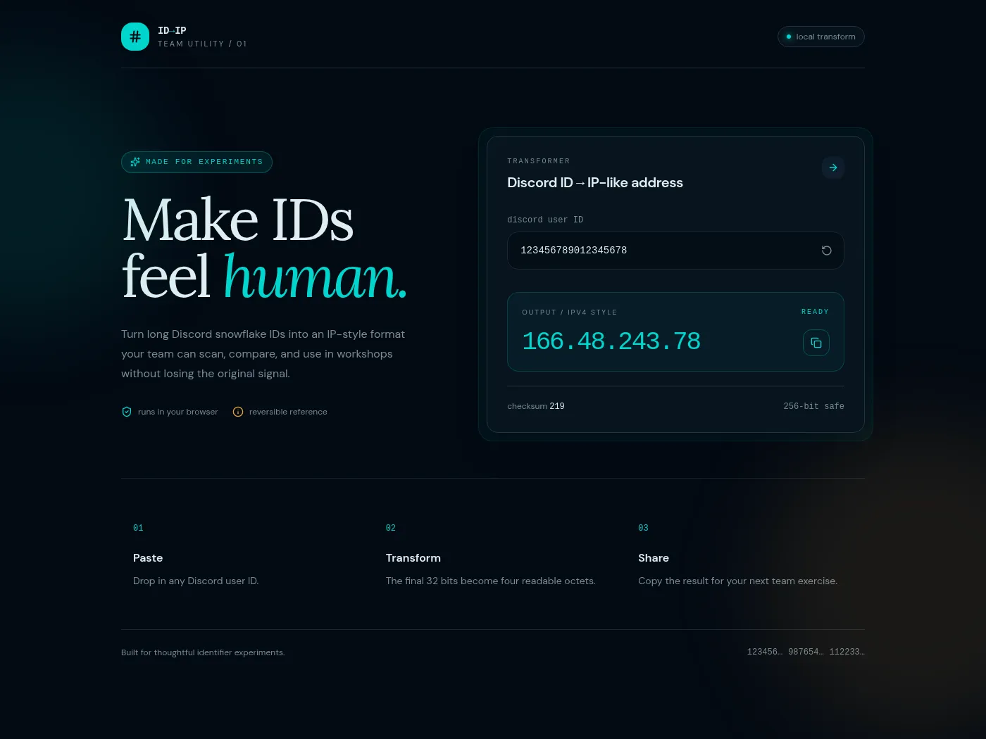 Discord ID Transformer