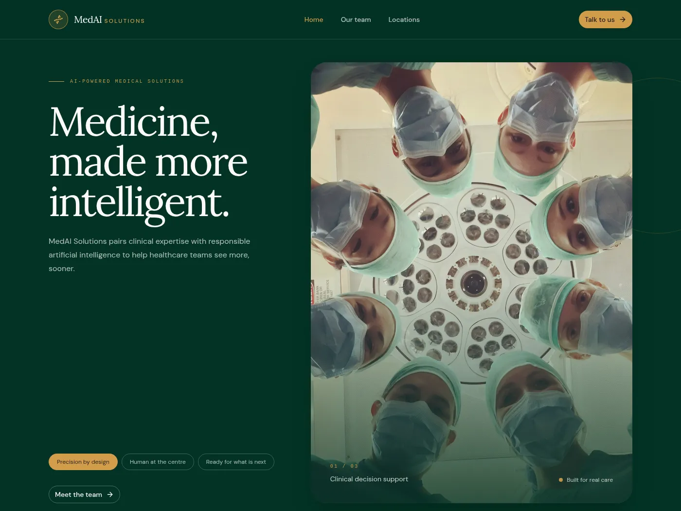 MedAI Solutions Site