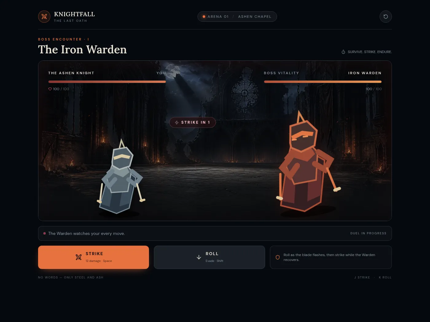 Knight Boss Battle