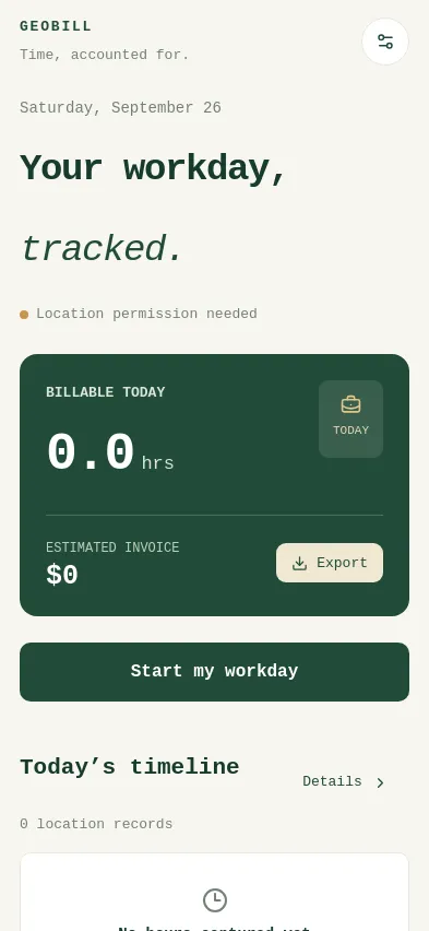 GeoBill Tracker