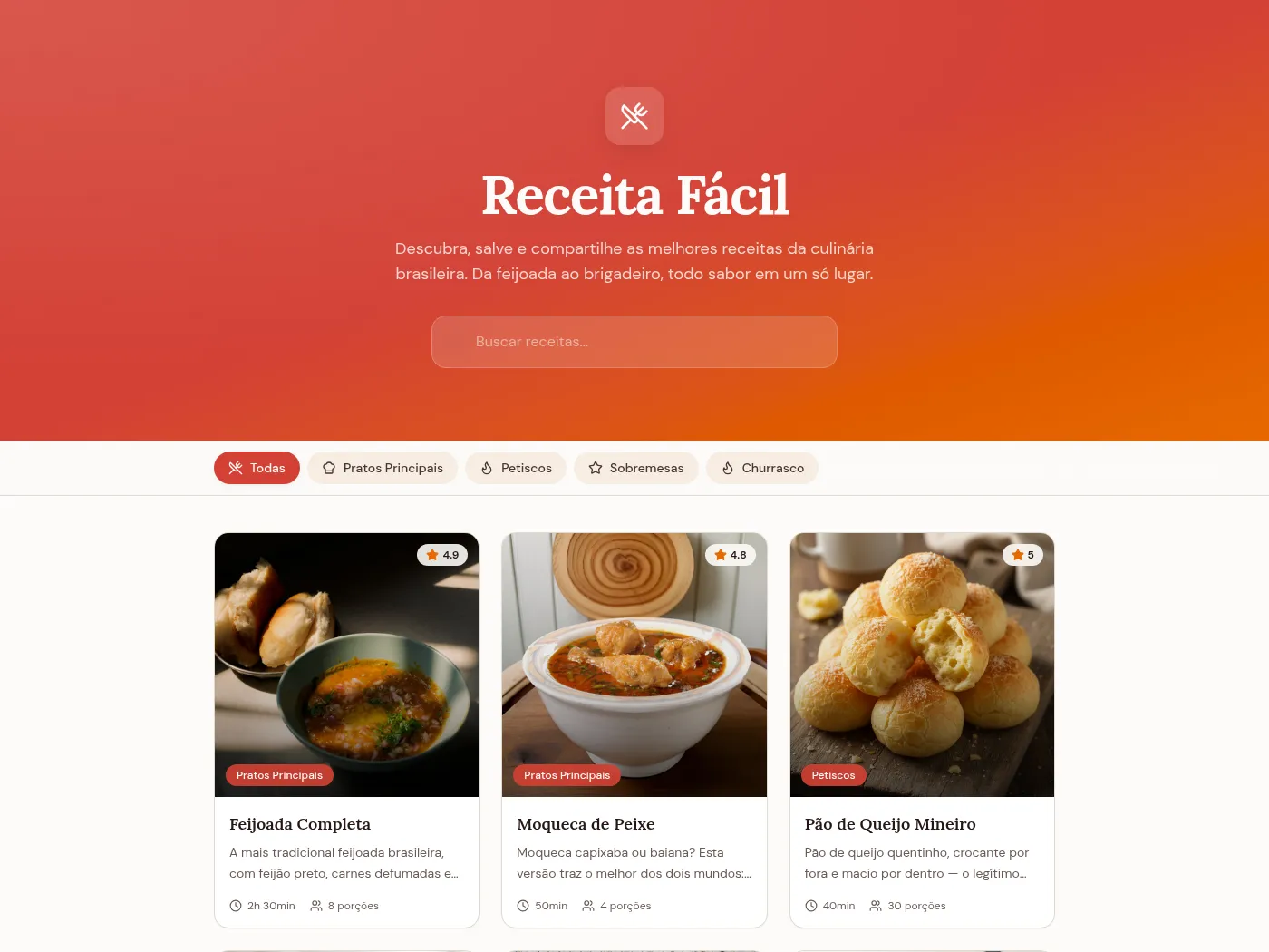 Receita Fácil App