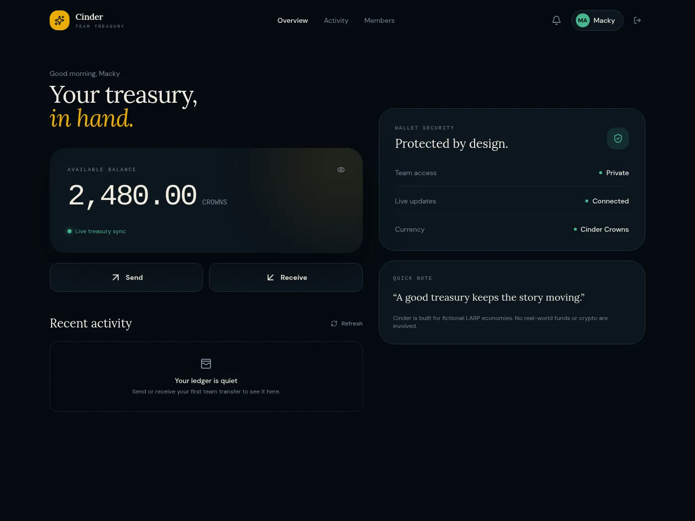 LARP Wallet Exchange