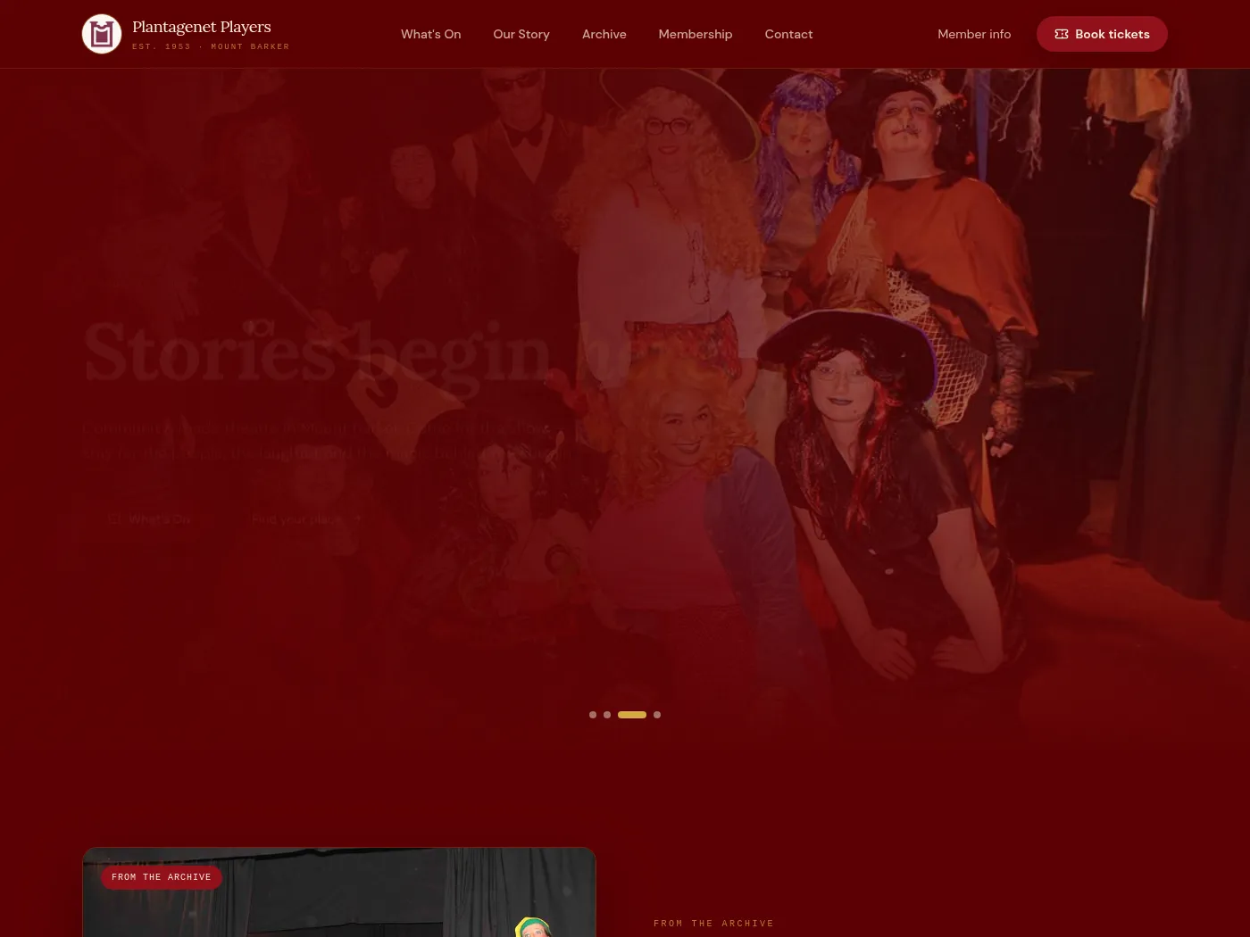 Plantagenet Players Portal