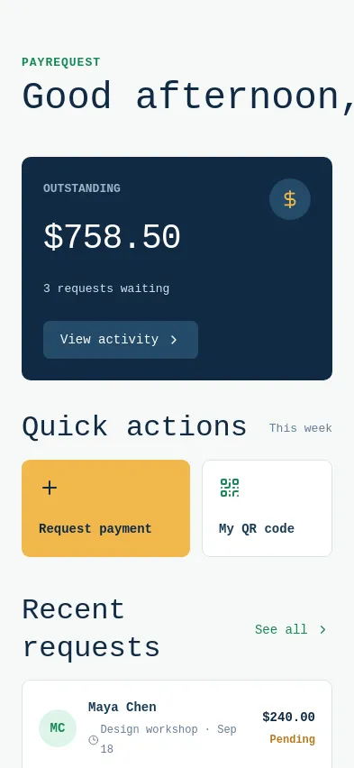 PayRequest Mobile