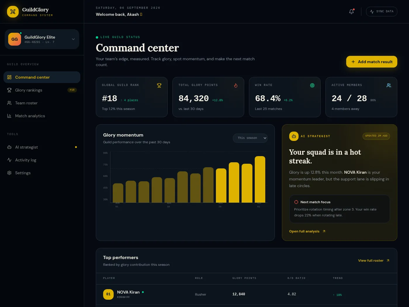 GuildGlory AI Bot