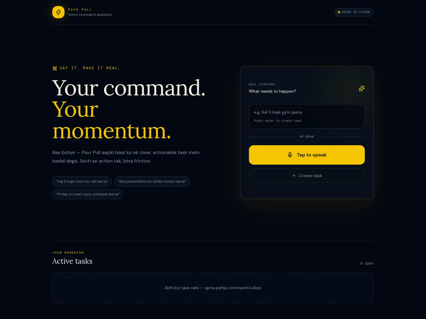 Voice Command Assistant