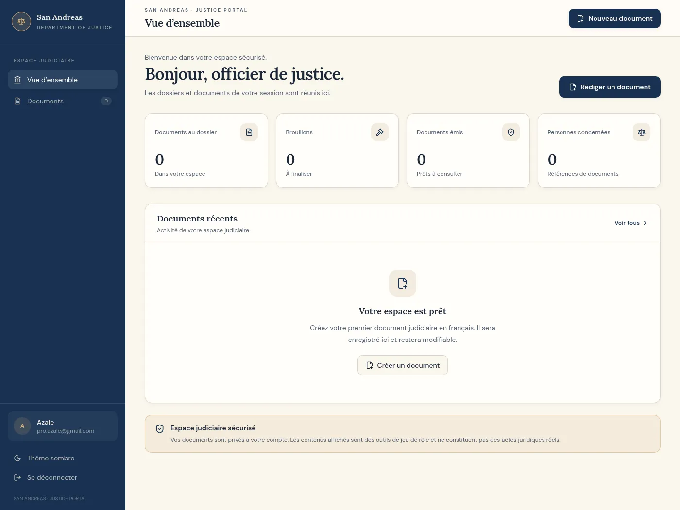 DOJ Portal FiveM RP