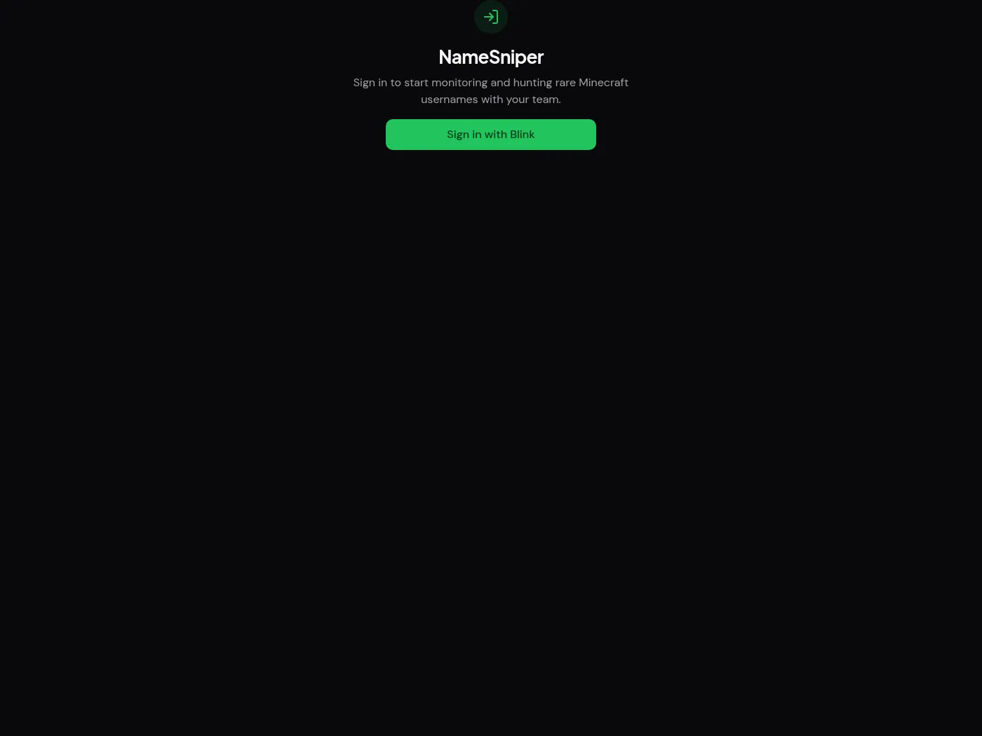NameSniper Minecraft