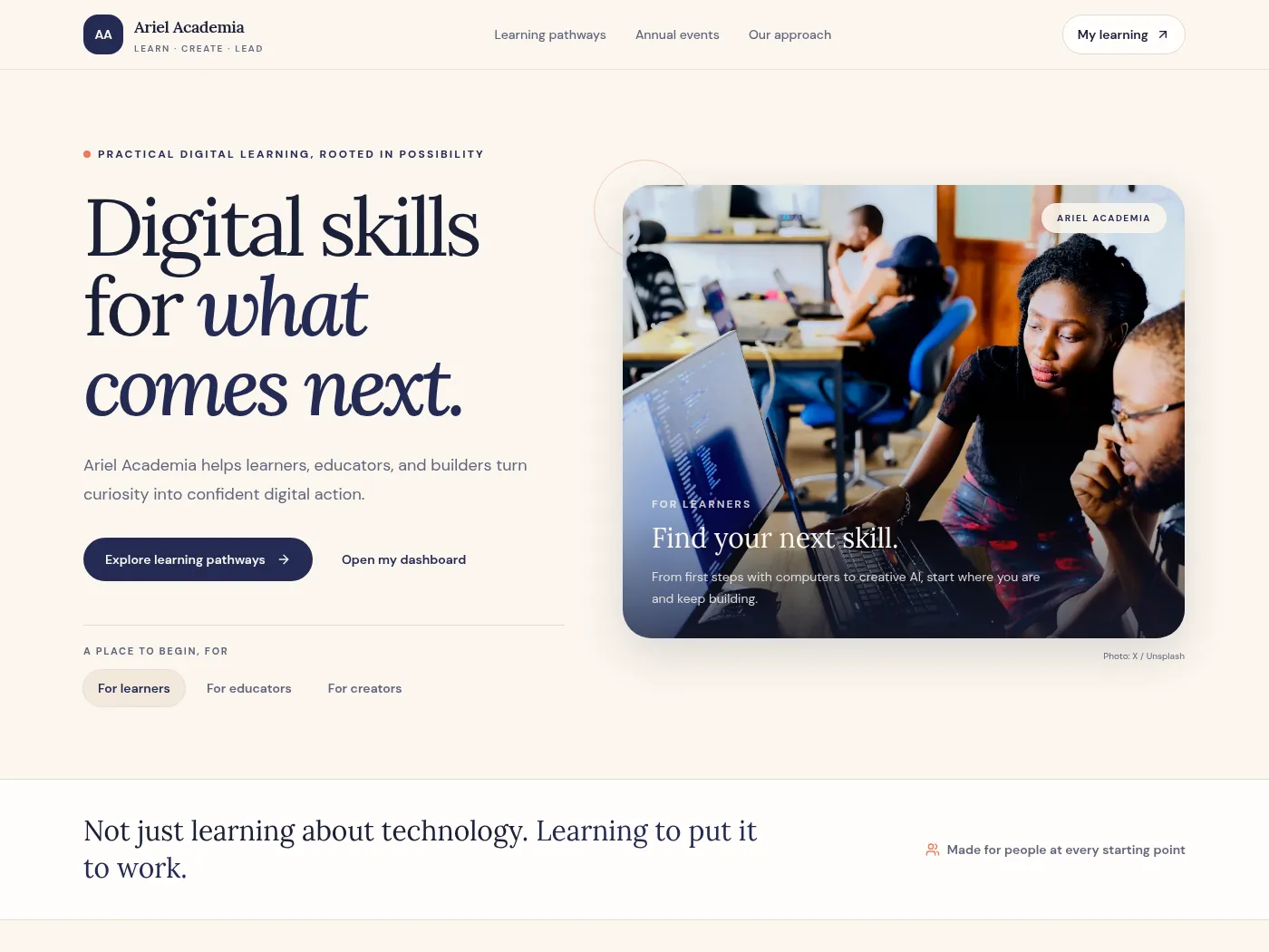 Ariel Academia Platform