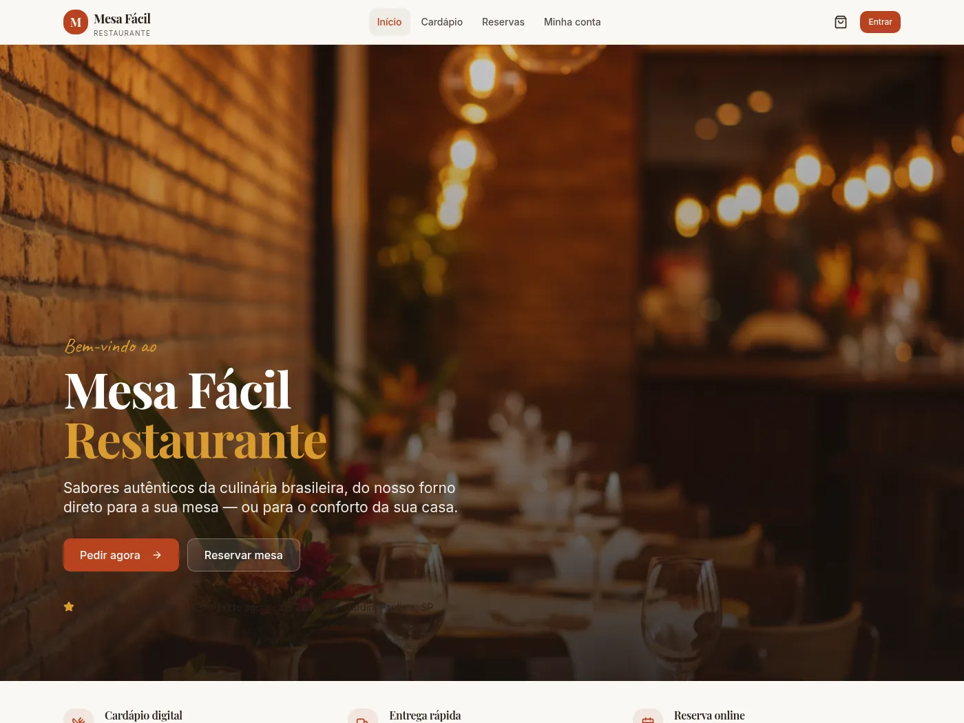 Mesa Fácil Restaurante