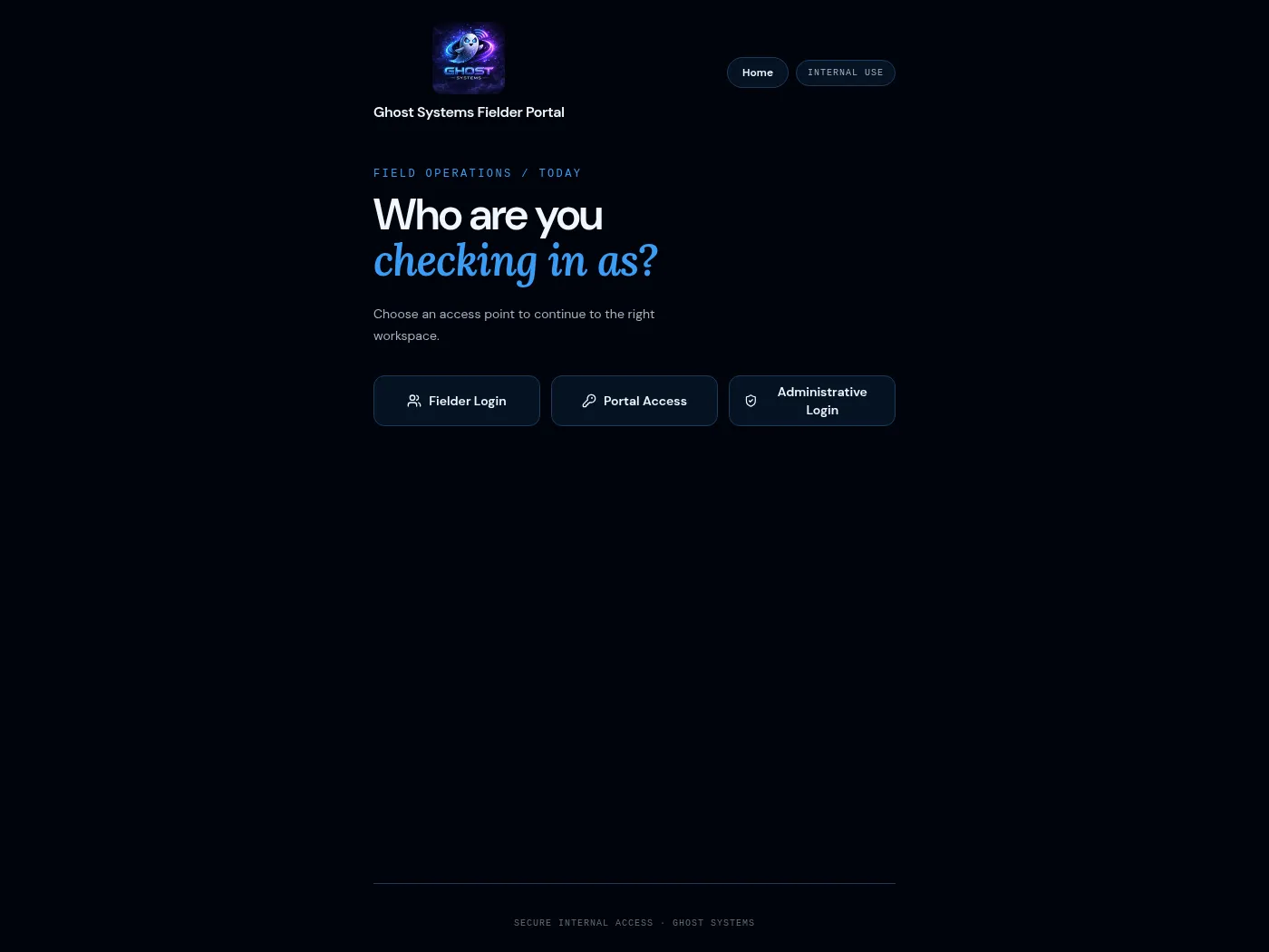 Ghost Fielder Portal