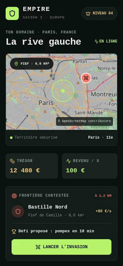 Empire AR MMO Fitness