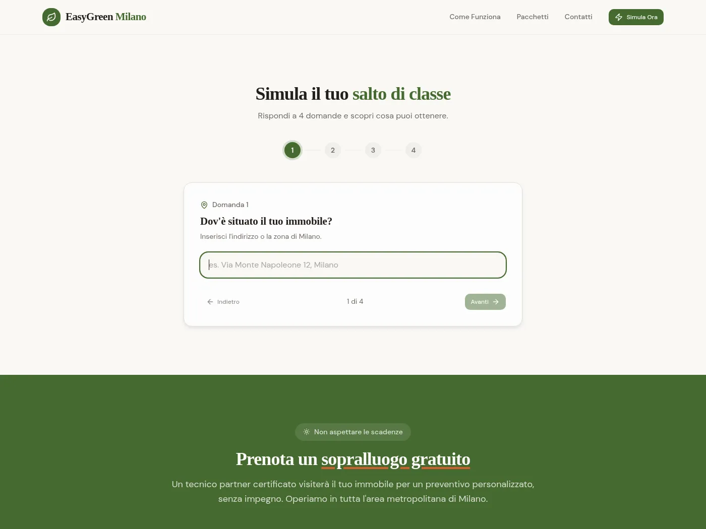 EasyGreen Milano Web