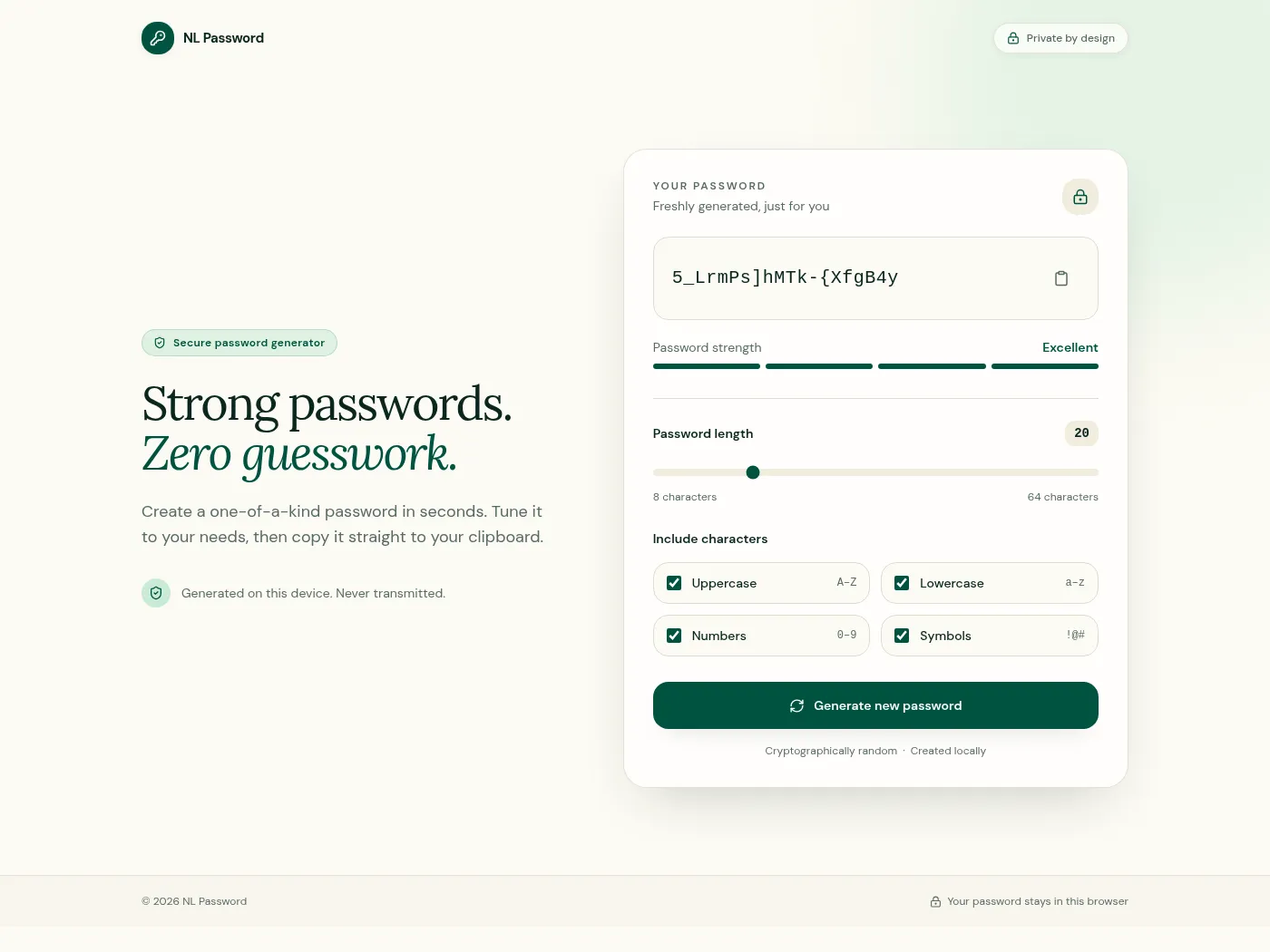 NL Password Manager