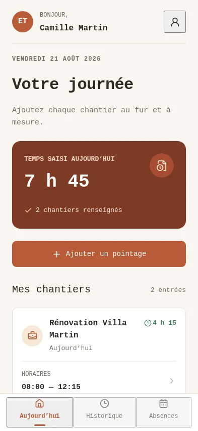 EasyTime Mobile
