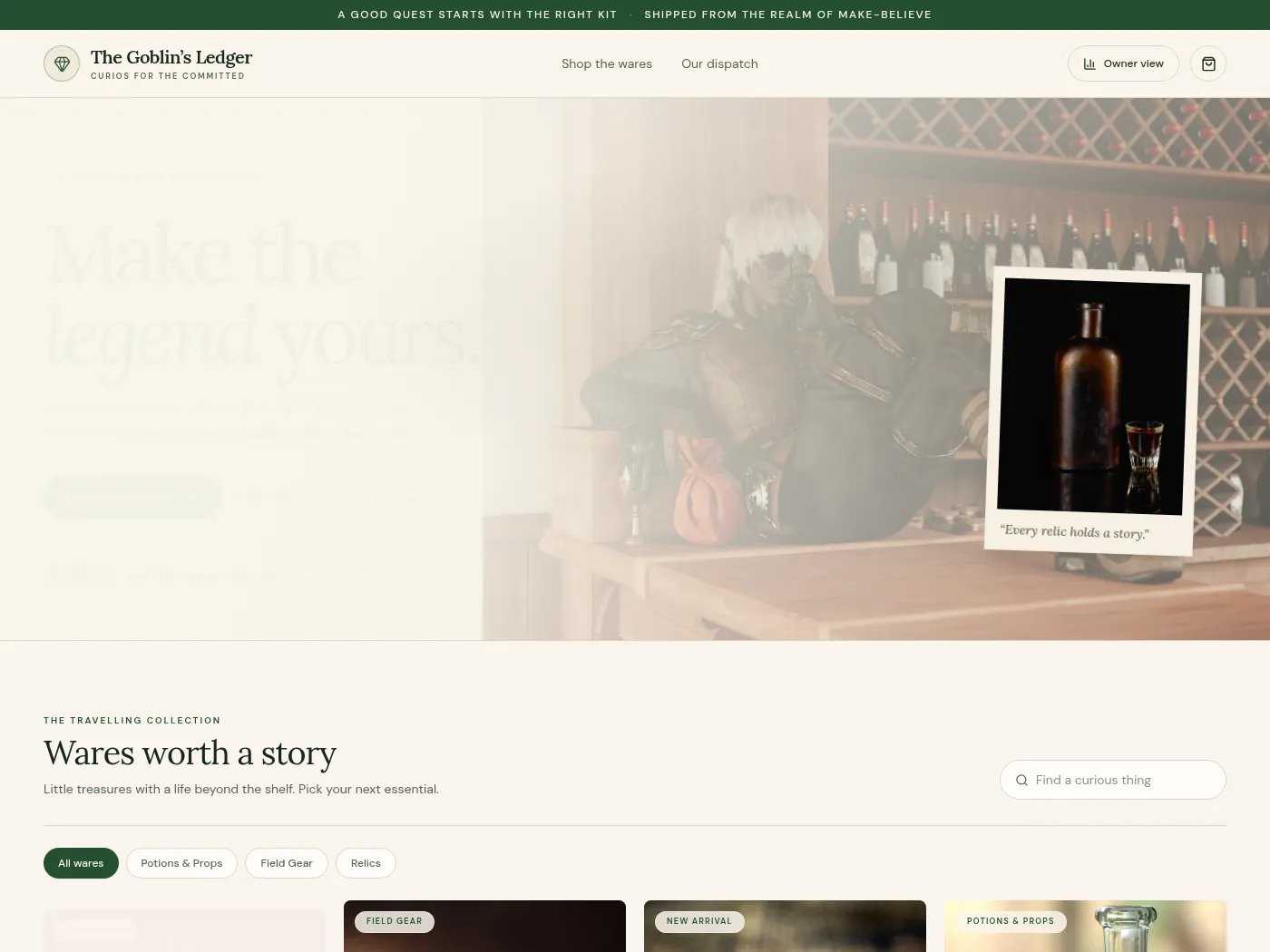 LARP Shop Simulator