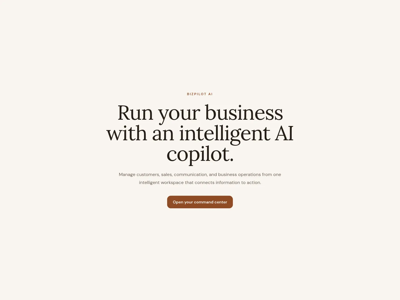 BizPilot AI OS