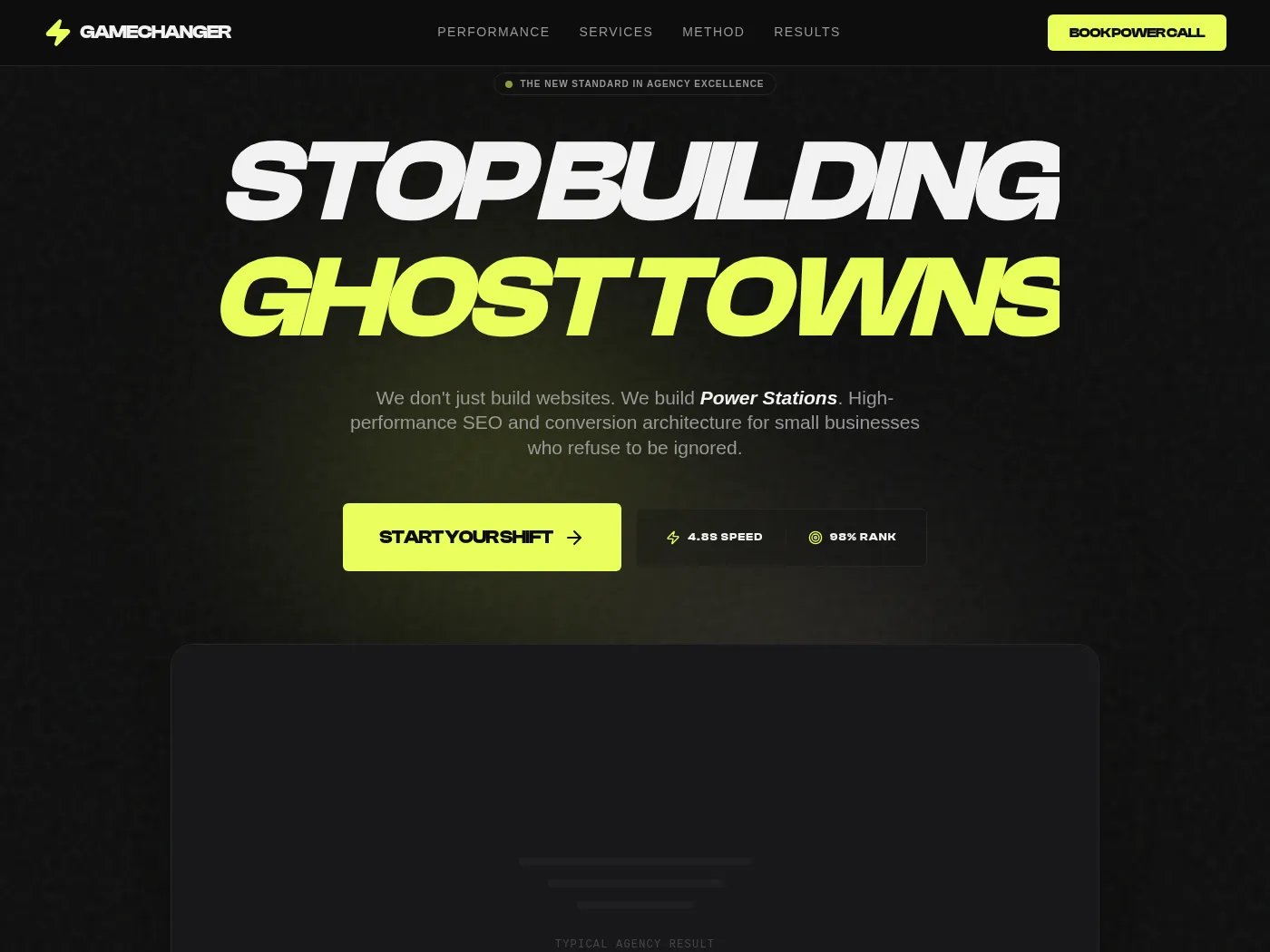 GameChanger WebAgency Site
