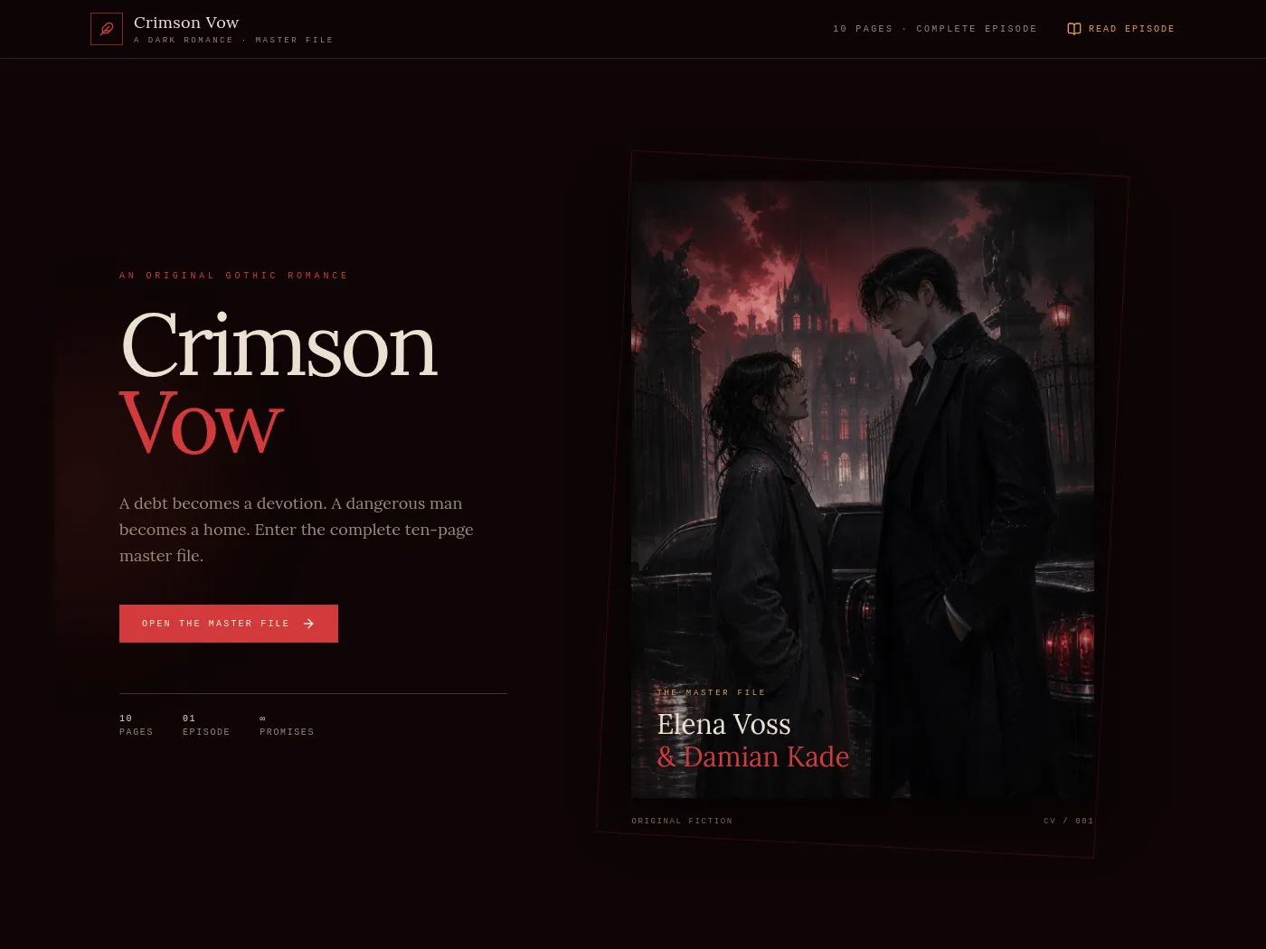 Crimson Vow Manga Creator