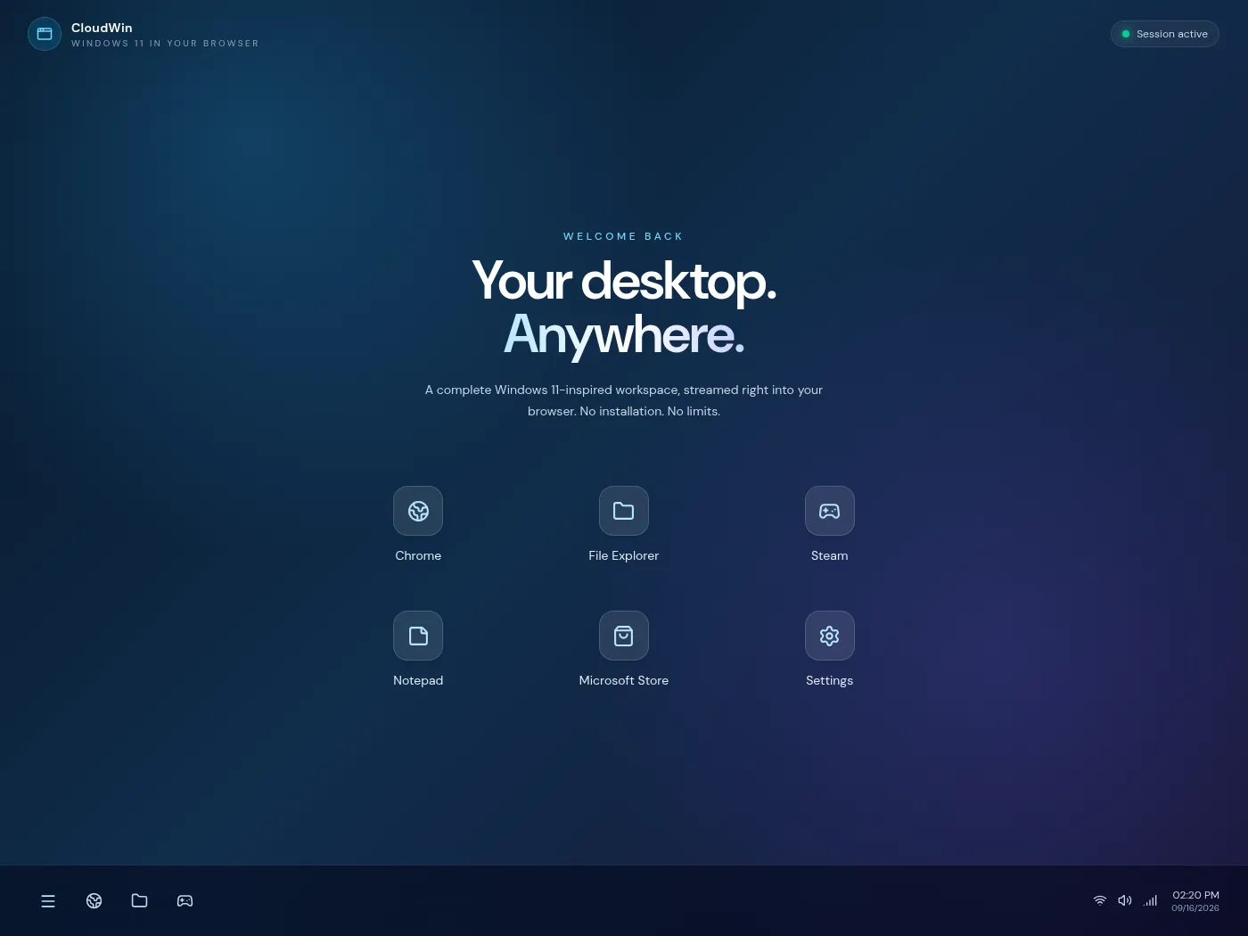 Win11 Cloud Emulator