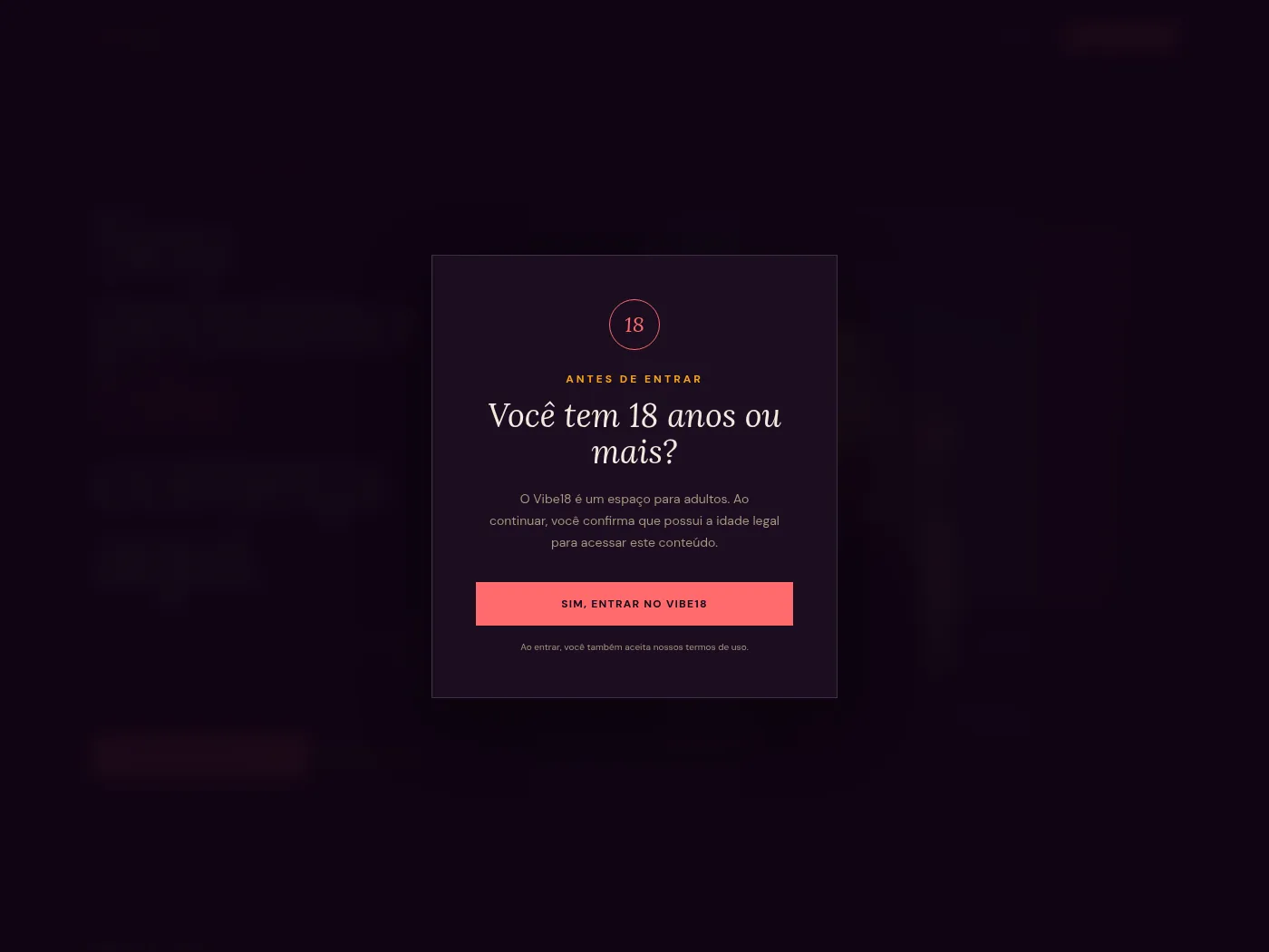 Vibe18 Web Platform