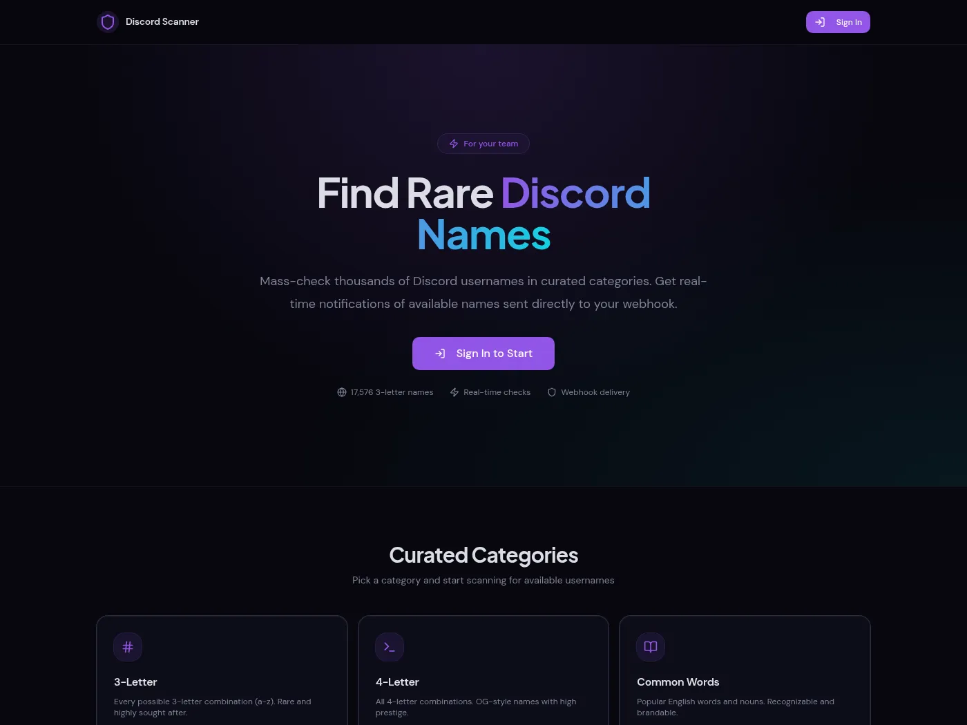 Discord Username Scanner
