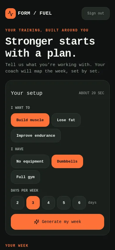AI Gym Coach Mobile