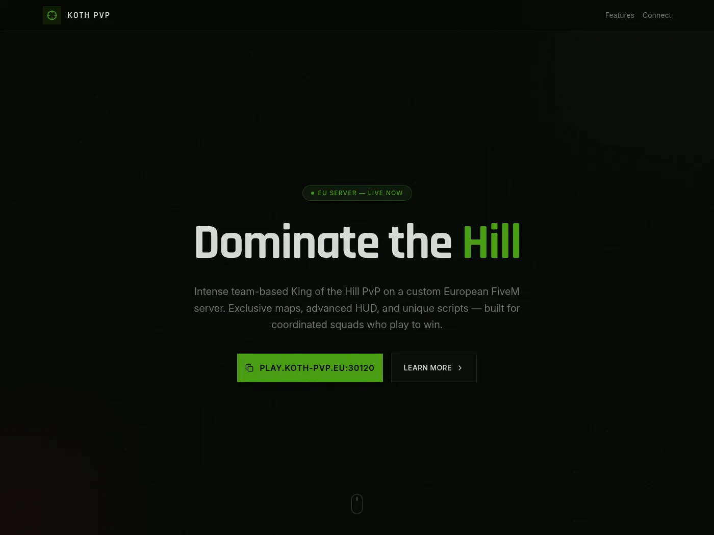 King of the Hill PvP Hub