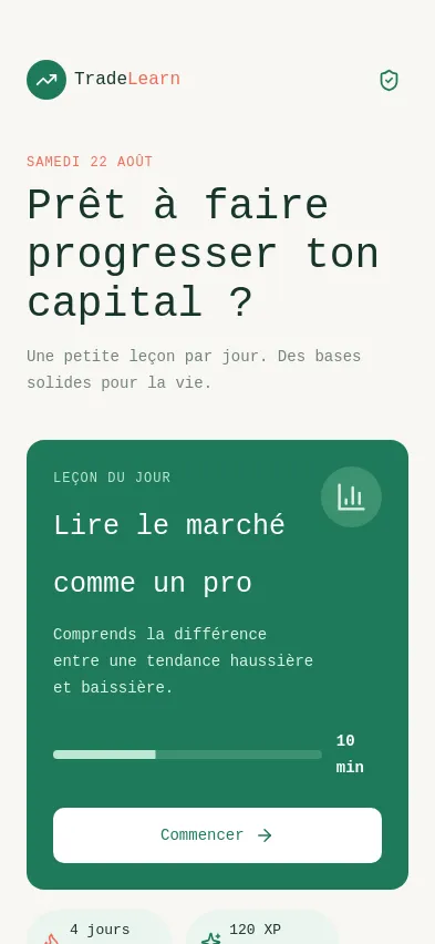 TradeLearn Mobile
