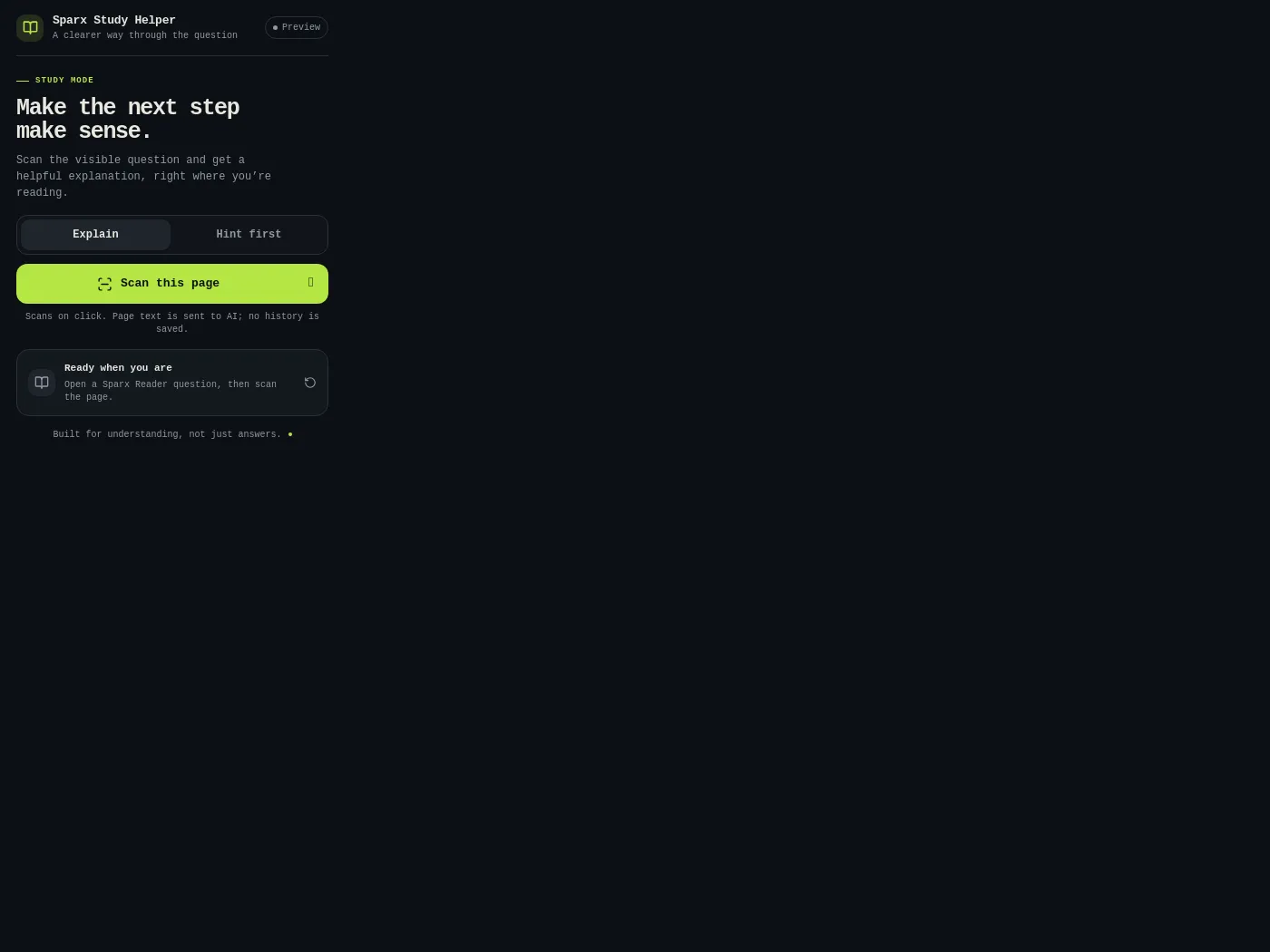 Sparx AI Study Helper